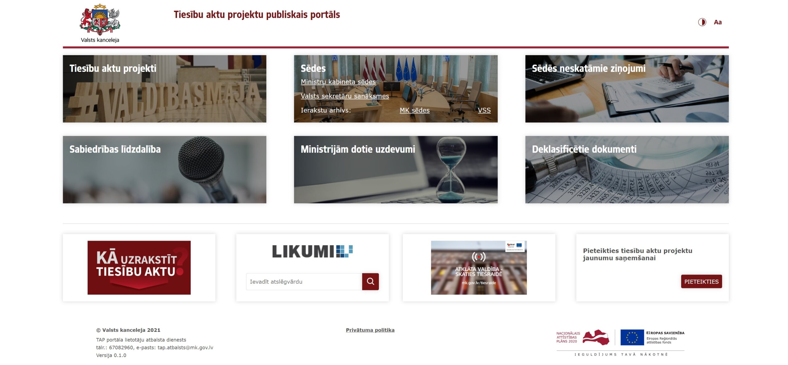 TAP Portal - Development of legislation: From documents to data ...